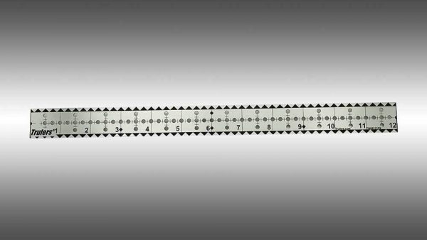 12" Stainless Ruler 1/8ths - TW081210S • Trulers